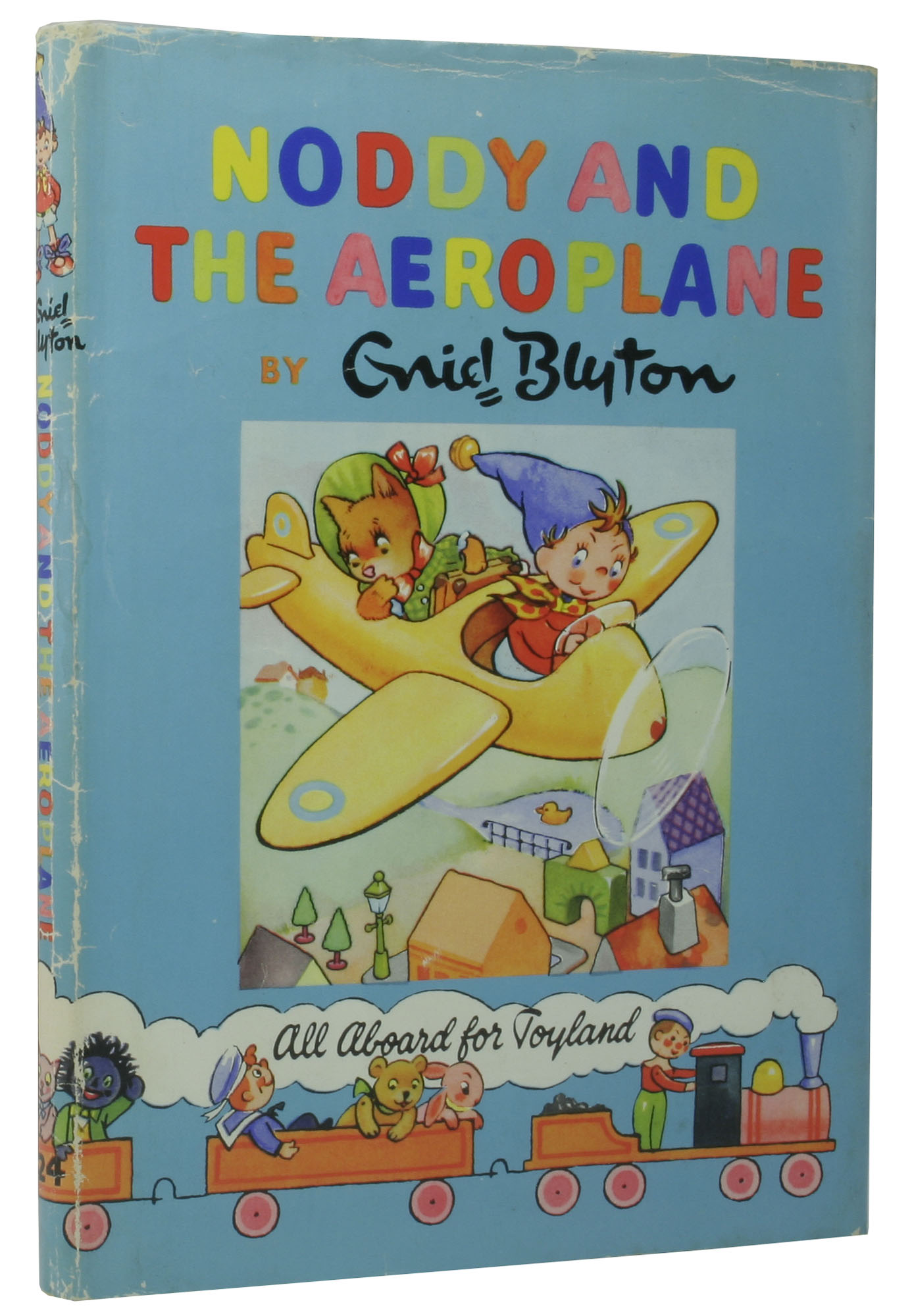 Noddy And The Aeroplane By Blyton Enid Jonkers Rare Books 1951*1st*